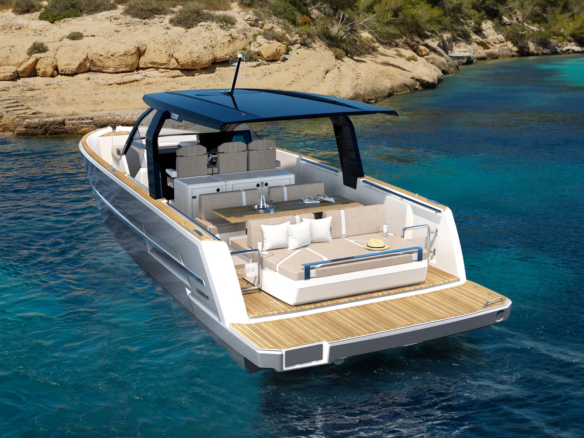 FJORD 39 XL | The 39-foot motor yacht from FJORD