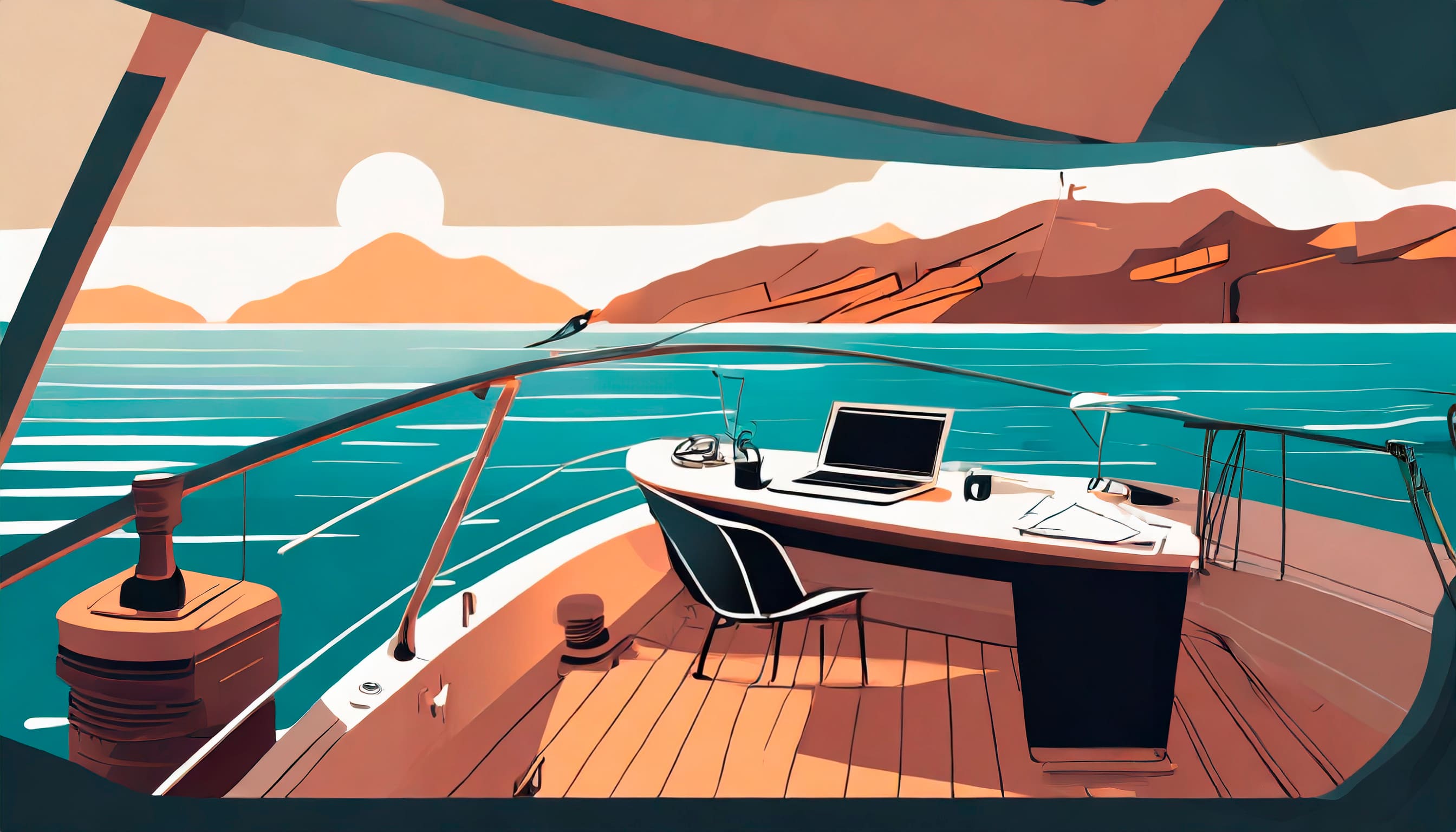 Remote working & living on a yacht. A guide for maritime nomads